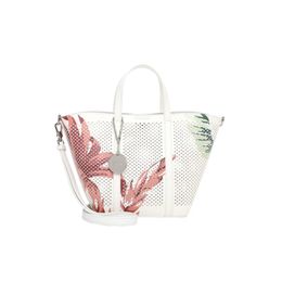 Tamaris Damen Shopper "Shopper TAS Kendra", wei&szlig;, Polyurethan, Taschen