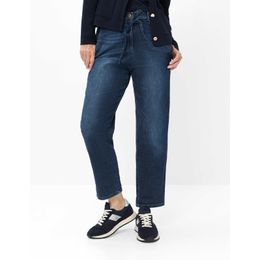 Raphaela by Brax Damen Chino Style CARRIE STONED USING & BUFFIES, denim blau, Gr. 36
