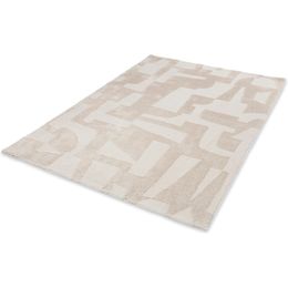 Sch&ouml;ner Wohnen Kollektion Teppich, B:80cm H:28mm L:150cm, beige, SCH&Ouml;NER WOHNEN-KOLLEKTION, Polyester, Wohnzimmer, Teppiche, "Blaze 252", Indoor, pflegeleicht, verschiedene