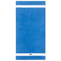 Lacoste Duschtuch &raquo;LCASUAL&laquo; mit Label-Applikationen und Bord&uuml;re Frottier, Obermaterial: 100% Baumwolle B/L: 70cmx140cm, 1 Stk., Frottier