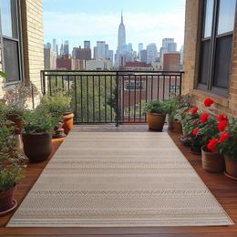 Outdoorteppich, B:240cm H:5mm L:340cm, beige, Ayyildiz Teppiche, Polypropylen, Teppiche, "DESERT 1303 , auch als L&auml;ufer und Rund erh&auml;ltlich", In und