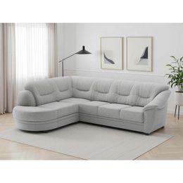 Sit & More sit&more Ecksofa &raquo;Savona&laquo; mit Federkern, optional mit Schlaffunktion B/H/T: 267cm x 90cm x 206cm, Flachgewebe, Ottomane links, ohne Bettfunktion