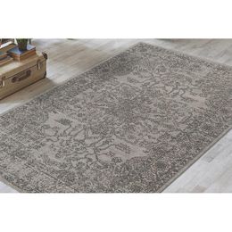 Kayoom Teppich &raquo;Perry 325&laquo; rechteckig 16 mm H&ouml;he digitaler Druck, verwaschenes Farbendesign, pflegeleicht gr&uuml;n Baumwolle B : 80cm 1 Stk., 16mm, L: 150cm