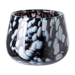 Fink Tischvase &raquo;MARLY&laquo; schwarz-wei&szlig; B/H/T: 13,5cm x 11cm x 13,5cm &Oslash; 13,5cm