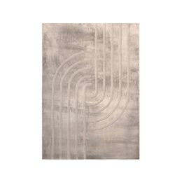 Kayoom Teppich &raquo;Peace 725&laquo; rechteckig 22 mm H&ouml;he Kurzflor, Hochflor, Modernes Muster, Vegan, Fu&szlig;bodenheizungsgeeignet Polyester B : 80cm 1 Stk., 22mm, L: 