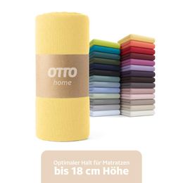 OTTO home Spannbettlaken &raquo;PHYSALIS in BASIC und PREMIUM Qualit&auml;t, 100% Baumwolle&laquo; f&uuml;r Matratzen bis 18 cm H&ouml;he, Bettlaken, Spannbetttuch, pflegeleicht