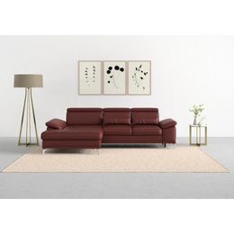 Sit & More sit&more Ecksofa &raquo;Cabrio L-Form, B: 295 cm, mit Sitztiefen-, Arm- & Kopfteilverstellung&laquo; 2 Nierenkissen, Federkern, optional Schlaffunktion und 