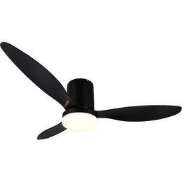 REALITY LEUCHTEN LED Deckenleuchte &raquo;G&Ouml;TEBORG mit Ventilator, Deckenventilator mit Licht inkl Fernbedienung&laquo; LED-Board 1 Stk. warmwei&szlig; - kaltwei&szlig; 6 