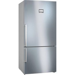 Bosch K&uuml;hl-/Gefrierkombination Serie 6 &raquo;KGN86AIDR&laquo; 186 cm hoch 86 cm breit No Frost, VitaFresh XXL Schublade, Big Box, LED-Licht, Perfect Fit silber