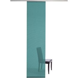 HOMING Schiebegardine &raquo;Manhattan&laquo; Paneelwagen 1 Stk. tlg. modern, Wohnzimmer, Schlafzimmer blau Polyester 245cm, Paneelwagen, 60cm