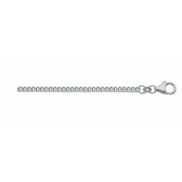 Adelia&acute;s ADELIA ́S Damen Goldkette "333 Wei&szlig;gold Flach Panzer Halskette &Oslash; 1,4 mm", 36, Gold, silber, Gold, Halsketten, Wei&szlig;goldschmuck f&uuml;r Damen