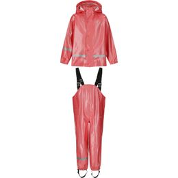 ZIGZAG Kinder Regenanzug "Sylvia", rosa, Gr. 92, unifarben, 100% Polyester, Sportanz&uuml;ge, reflektierende Elemente