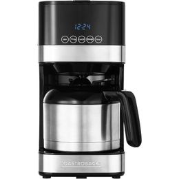 Gastroback Filterkaffeemaschine &raquo;Design Essential S 42701_S&laquo; 1,5 l Kaffeekanne Edelstahlfilter 1x4 silber 1,5 l, 12 Filterkaffeemaschine