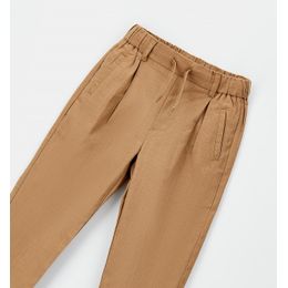 sarabanda M&auml;dchen Outdoorhose "BABY BOY TROUSERS", beige, Gr. 104, 55% Leinen, 43% Baumwolle, 2% Elasthan, Hosen
