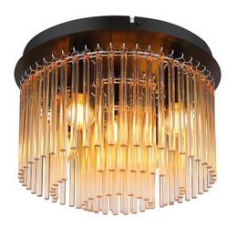 Globo LIGHTING Deckenleuchte &raquo;GORLEY&laquo; E14 1 Stk. Deckenleuchte/Glasst&auml;be/Wohnzimmer/Esszimmer gold &Oslash; 32cm H: 23cm, 1 Stk.