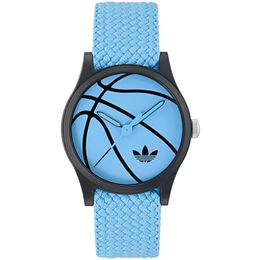 adidas originals Herren adidas originals Quarzuhr &raquo;GAME ONE&laquo; Armbanduhr, Herrenuhr, Damenuhr,Nylonarmband,wasserabweisend bis 5 bar blau Einheitsgr&ouml;&szlig;e
