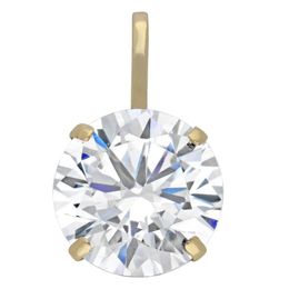 Firetti Damen Kettenanh&auml;nger &raquo;Schmuck Geschenk Gold 375 Halsschmuck Anh&auml;nger Solit&auml;r&laquo; mit Zirkonia (synth.) transparent Gelbgold 375, 0,57 g