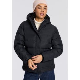 CMP Damen Steppjacke "WOMAN JACKET FIX HOOD", schwarz, Gr. 42, Obermaterial: 100% Polyester. Futter: 100% Polyester. Wattierung: 100% Polyester,