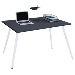 Schreibtisch Vcm, B:138cm T:80cm, schwarz, B&uuml;ro, Tische, "Schreibtisch B&uuml;rotisch Computertisch Salia 138x80"