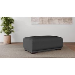 Polsterhocker OTTO HOME, B:122cm H:46cm T:72cm, grau, 100% Polyester, Hocker, "BORNHOLM, gro&szlig;er Hocker passend zur Serie, Ma&szlig;e B/T/H: 122/72/46 cm",