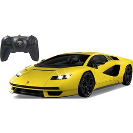 Jamara RC-Auto &raquo;Deluxe Cars, Lamborghini Countach LPI 800-4 1:16, gelb - 2,4 GHz&laquo; mit LED-Lichtern gelb Einheitsgr&ouml;&szlig;e RC-Auto