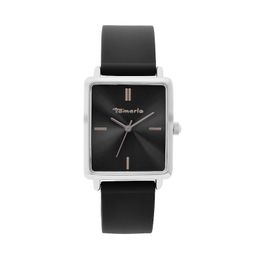 Tamaris Damen Quarzuhr Armbanduhr, Damenuhr, Silikonarmband, analog schwarz Einheitsgr&ouml;&szlig;e