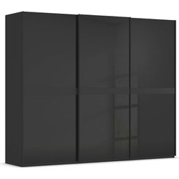 Rauch Schwebet&uuml;renschrank &raquo;Kleiderschrank Schrank Garderobe Schlafzimmerschrank SCALE-LINE&laquo; edle Optik mit Bauchbinde in Korpusfarbe mit Glasfront 