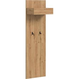 Home Affaire Garderobenpaneel &raquo;EVRID, H&ouml;he 160 cm, inkl. 2 Metall-Haken, Kleiderstnage und Hutablage&laquo; individuell mit anderen Artikel der Serie EVRID 
