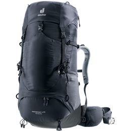 Deuter Trekkingrucksack "Aircontact Lite 45 + 10 SL", B/H/T: 30cm x 73cm x 26cm, schwarz, Rucks&auml;cke, Volumen von 55 Litern, mit Aircontact