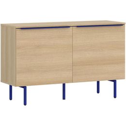 Tom Tailor HOME Kommode Sideboard mit 2 T&uuml;ren, Softclose,viel Stauraum mit Farbkick Holzwerkstoff, Melamin, Spanplatte B/H/T: 110cm x 72cm x 42cm, 
