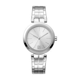 DKNY Damen DKNY Quarzuhr &raquo;Downtown Midi&laquo; Armbanduhr, Damenuhr, Edelstahlarmband, analog silber Einheitsgr&ouml;&szlig;e
