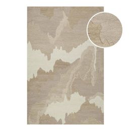 Wecon Home Teppich &raquo;Carlo&laquo; rechteckig 10 mm H&ouml;he handgefertigt, gemustert, pflegeleicht, Wolle, Wohnzimmer, Esszimmer bunt Schurwolle B : 160cm 1 Stk.