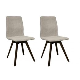 OTTO home Esszimmerstuhl &raquo;Rania&laquo; (Set) 2 Stk.Massivholzgestell, mit Keder beige Holzwerkstoff, Massivholz B/H/T: 45cm x 91cm x 55cm, 2 Stk., 