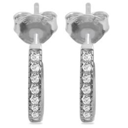 Adelia&acute;s ADELIA ́S Damen Paar Ohrh&auml;nger "Ohrringe &ndash; Ohrstecker aus 925 Silber mit Zirkonia", silber, Silber 925 (Sterlingsilber), Ohrringe, Zum Verschenken &ndash;