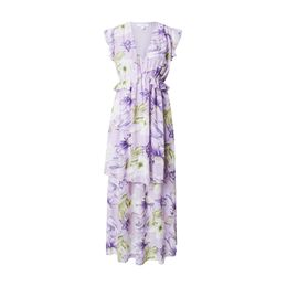 Vila Kleid 'VIALICE' Damen Gr&ouml;&szlig;e 40 gr&uuml;n / hellgr&uuml;n / helllila / dunkellila Sommerkleid