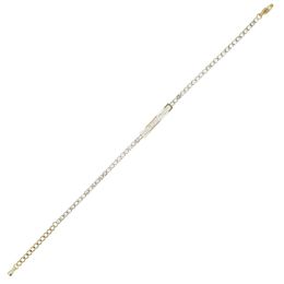 Adelia&acute;s ADELIA ́S Damen Armband "Armband aus Edelstahl mit Strass Steinchen 16 cm", 16cm, Edelstahl, gold, Edelstahl, Armb&auml;nder, Perfekt als Geschenk f&uuml;r