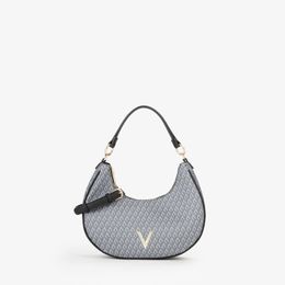 Valentino Handbags VALENTINO BAGS Damen Hobo "QUEEN RE", grau, Lederimitat, Taschen, Handtasche, Henkeltasche, Schultertasche mit dezentem Muster