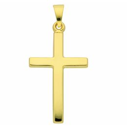 Adelia&acute;s ADELIA ́S Damen Kreuzkette "Halskette - Kreuzkette mit Kreuz Anh&auml;nger aus 333 Gold", Gelbgold 333 Gold, gold, Gelbgold 333, Gold, Halsketten,