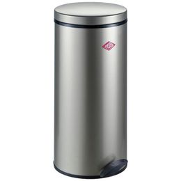 Wesco M&uuml;lleimer &raquo;Gastro&laquo; 1 Beh&auml;lter Tretabfallsammler 22 Liter silber Stahlblech B/H/T: 27cm x 58cm x 27cm, 22 l