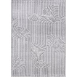 Teppich Sehrazat, B:120cm H:11mm L:170cmgrau, Polyester, Polypropylen, Wohnzimmer, Teppiche, "Moda 1100, auch als L&auml;ufer", Kurzflor, grafisches Hoch