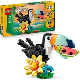 Lego Konstruktionsspielsteine &raquo;Wilde Tiere: Tropischer Tukan (31173), Lego Creator&laquo; Made in Europe bunt Einheitsgr&ouml;&szlig;e Konstruktionsspielsteine