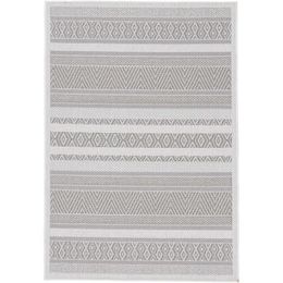 CarpetFine Teppich &raquo;Boho 101, auch als L&auml;ufer erh&auml;ltlich&laquo; rechteckig 4 mm H&ouml;he robustes Flachgewebe, Sisal Optik, UV-best&auml;ndig, In- und Outdoor beige 