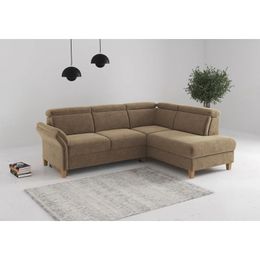 OTTO home Ecksofa &raquo;Glendale, L-Form&laquo; inkl. Kopfteilverstellung, wahlweise mit Vorziehsitz und Bettkasten 100% Polyester B/H/T: 247cm x 84cm x 193cm, 