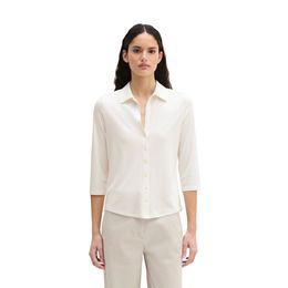 Marc O'Polo MARC O'POLO Damen Blusenshirt "aus LENZING ECOVERO ", wei&szlig;, Gr. XXL, unifarben, Obermaterial: 94% Viskose, 6% Elasthan, Shirts