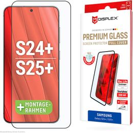 Displex Displayschutzglas &raquo;Real Glass FC&laquo; f&uuml;r Samsung Galaxy S24+;Samsung Galaxy S25+ Displayschutzfolie Displayschutz kratzer-resistent 10H splitterfest 