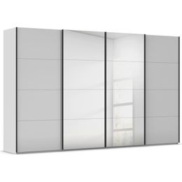 Rauch Schwebet&uuml;renschrank &raquo;Kleiderschrank Schrank Garderobe Schlafzimmerschrank SCALE-FYRA&laquo; edle viergeteilte T&uuml;ren Spiegel/Glas-Mix viele Farben MADE