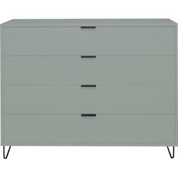M&auml;usbacher Kommode M&Auml;USBACHER, B:119cm H:100cm T:45cm, gr&uuml;n, Holzwerkstoff, Sideboards, "Bonnie", Kommode mit Drahtgestell