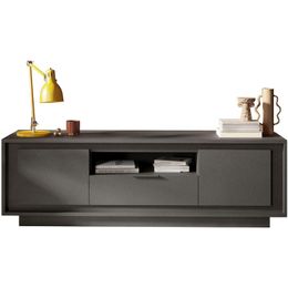 Home Affaire Lowboard &raquo;Sky, B/T 180/50 cm, TV-Schrank/Medienboard, 2 T&uuml;ren, 1 Schubkasten&laquo; Softclosing, Korpus & Front 22 mm stark, Rahmen-Optik, 