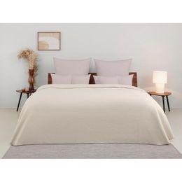 OTTO home Tagesdecke &raquo;Annika gesteppte Tagesdecke, aus 50% recyceltem Polyester&laquo; und 50% Baumwolle, ab Gr&ouml;&szlig;e 140x210 cm beige Mischgewebe B/L: 140cm x