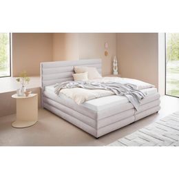 LeGer Home by Lena Gercke Polsterbett &raquo;Maylis&laquo; wahlweise mit und ohne Matratze und Lattenrost, auch in 200cm Breite beige 100% Polyester Liegefl&auml;che 